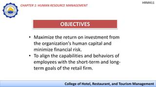 Introduction to Human Resource Management in Hospitality Industry | PPTX