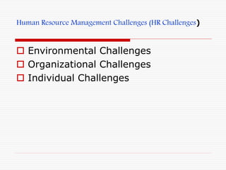 Hrm challenges | PPT