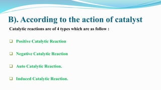 Catalytic Reaction | PPTX