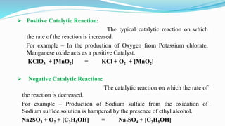 Catalytic Reaction | PPTX