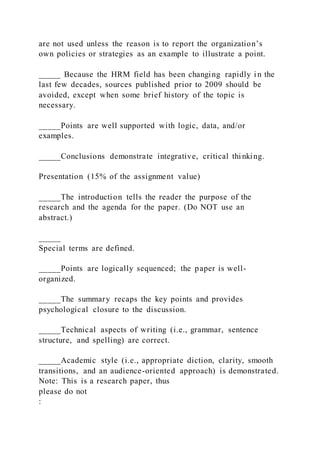 HRMD 610Week 9 Research BriefingNote Submissions wi | PDF