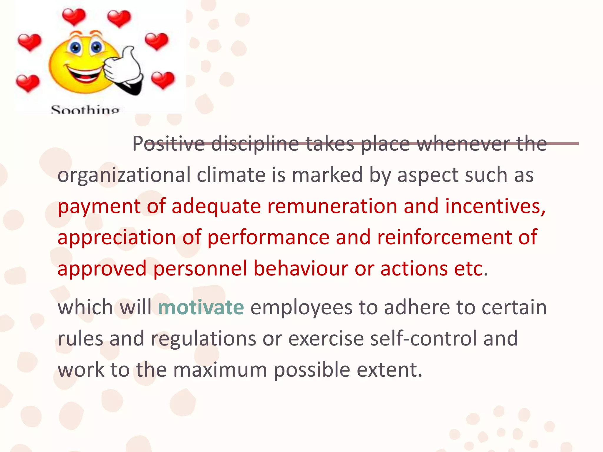 Hrm discipline | PPTX