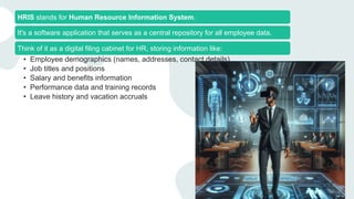 human resource managment differnce between E-HR and HRIS | PPTX