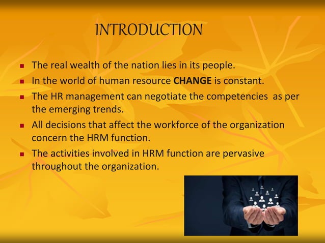 Emerging Trends in Human Resource Management by Aakash Tiwari | PPT