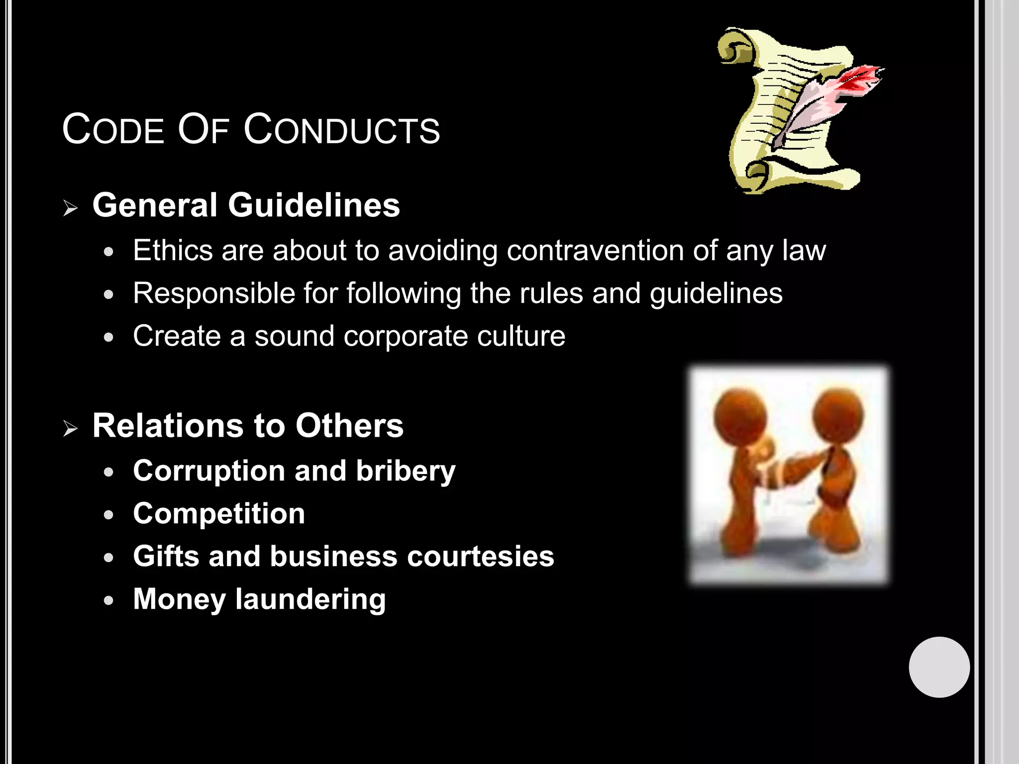 Hr code of conduct (Safety book for employee) | PPTX