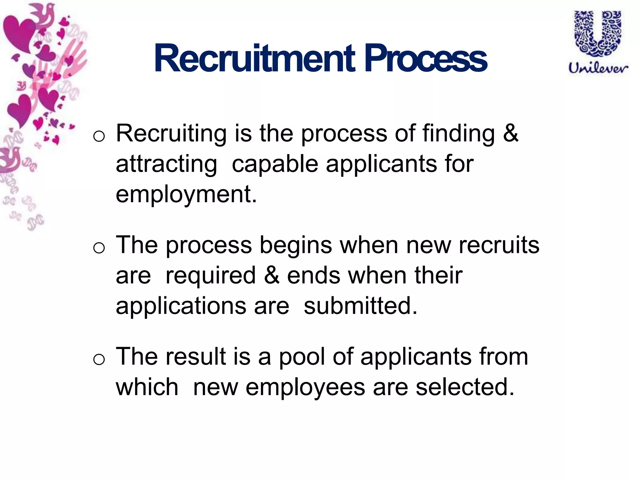 recuiting and selection | PPTX | Career Advice | Careers