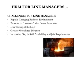 Human Resource Management For Line Managers | PPS