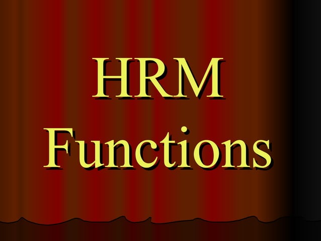 Hrm for numl students | PPT