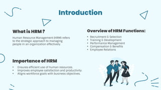 Functions of Human Resource Management (HRM) (by Md Rizwan Molla) | PDF