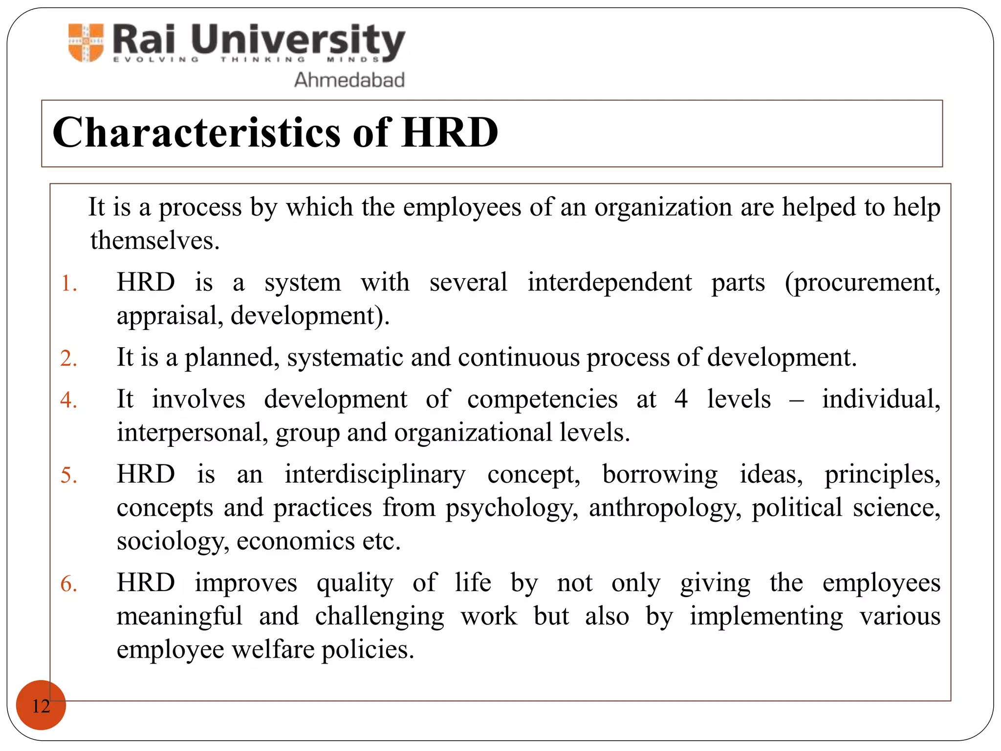 HRM Function, HRD Concept and Environmental Factors of HRM - Principles ...