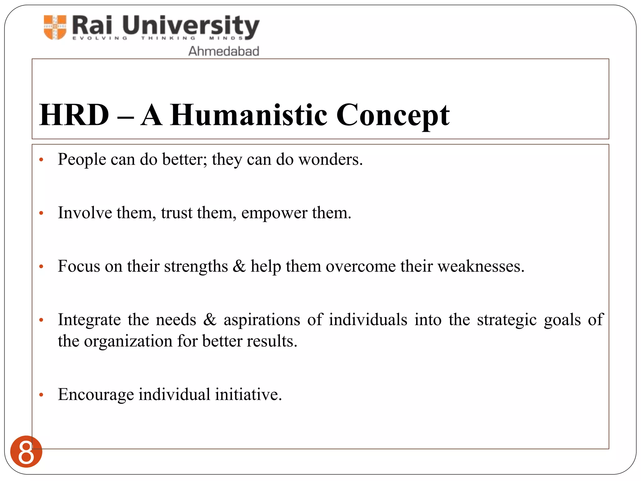HRM Function, HRD Concept and Environmental Factors of HRM - Principles ...
