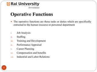 HRM Function, HRD Concept and Environmental Factors of HRM - Principles ...