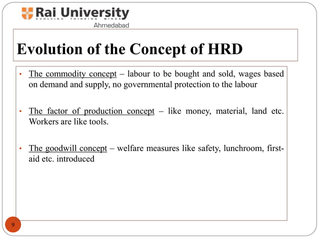 HRM Function, HRD Concept and Environmental Factors of HRM - Principles ...