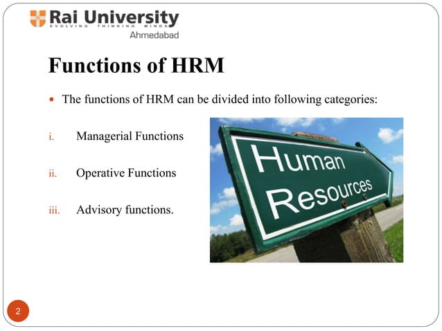 HRM Function, HRD Concept and Environmental Factors of HRM - Principles ...