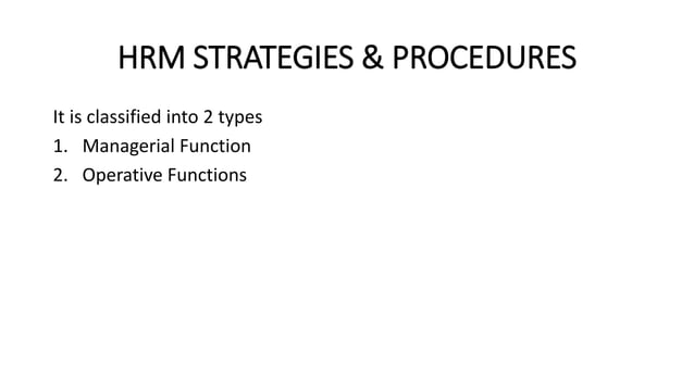 HRM functions | PPTX