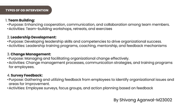 Human Resource Management - Organizational Development interventions ...