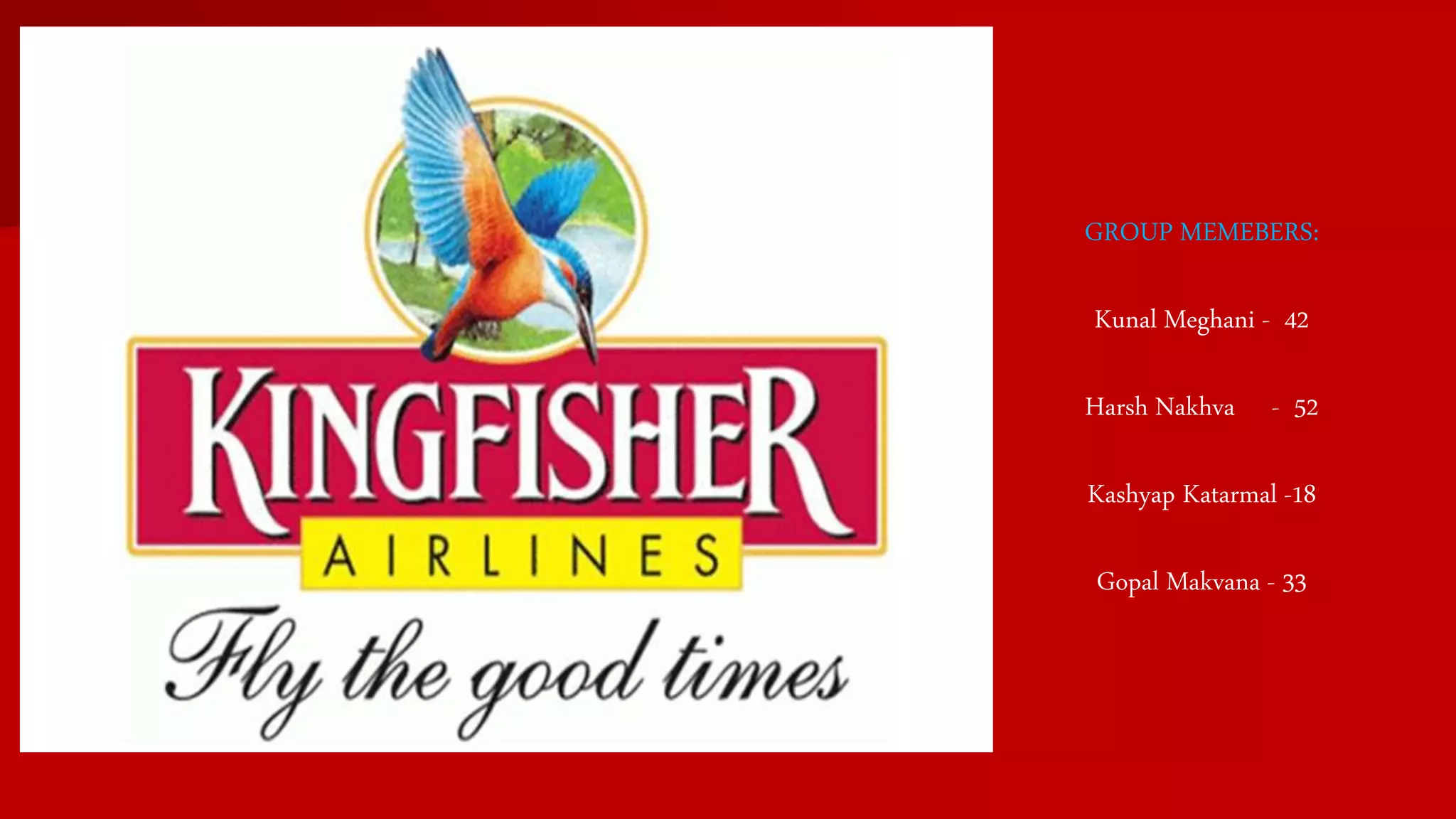 case study on kingfisher | PPTX