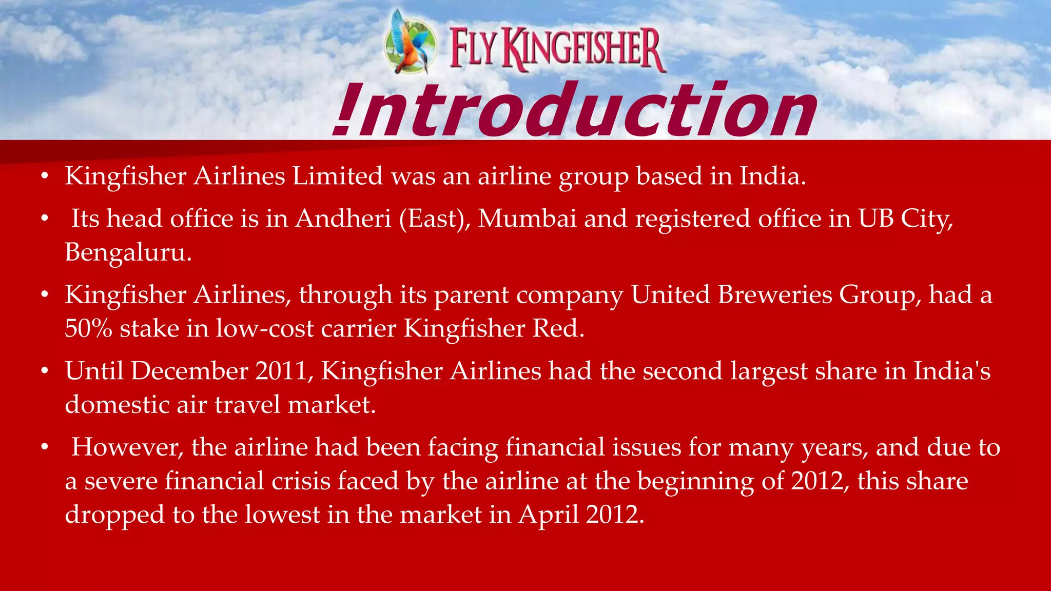 case study on kingfisher | PPTX