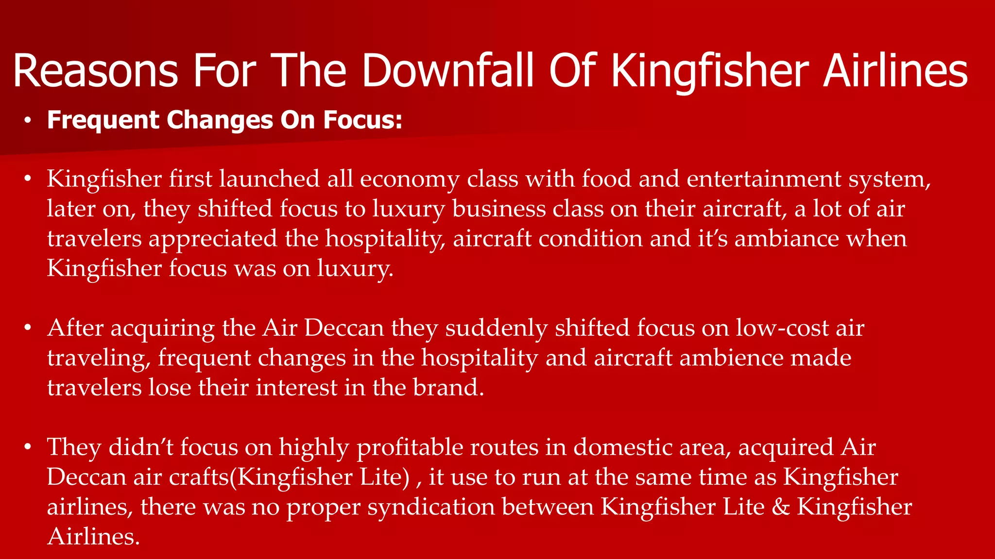 case study on kingfisher | PPTX