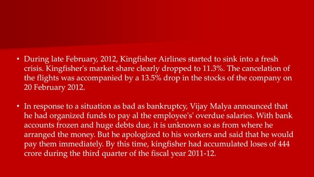 case study on kingfisher | PPTX | Air Travel | Travel Type