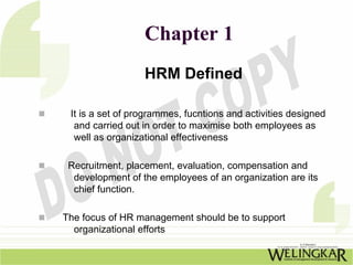 Human Resource Management – Systems and Strategies | PDF | Human ...