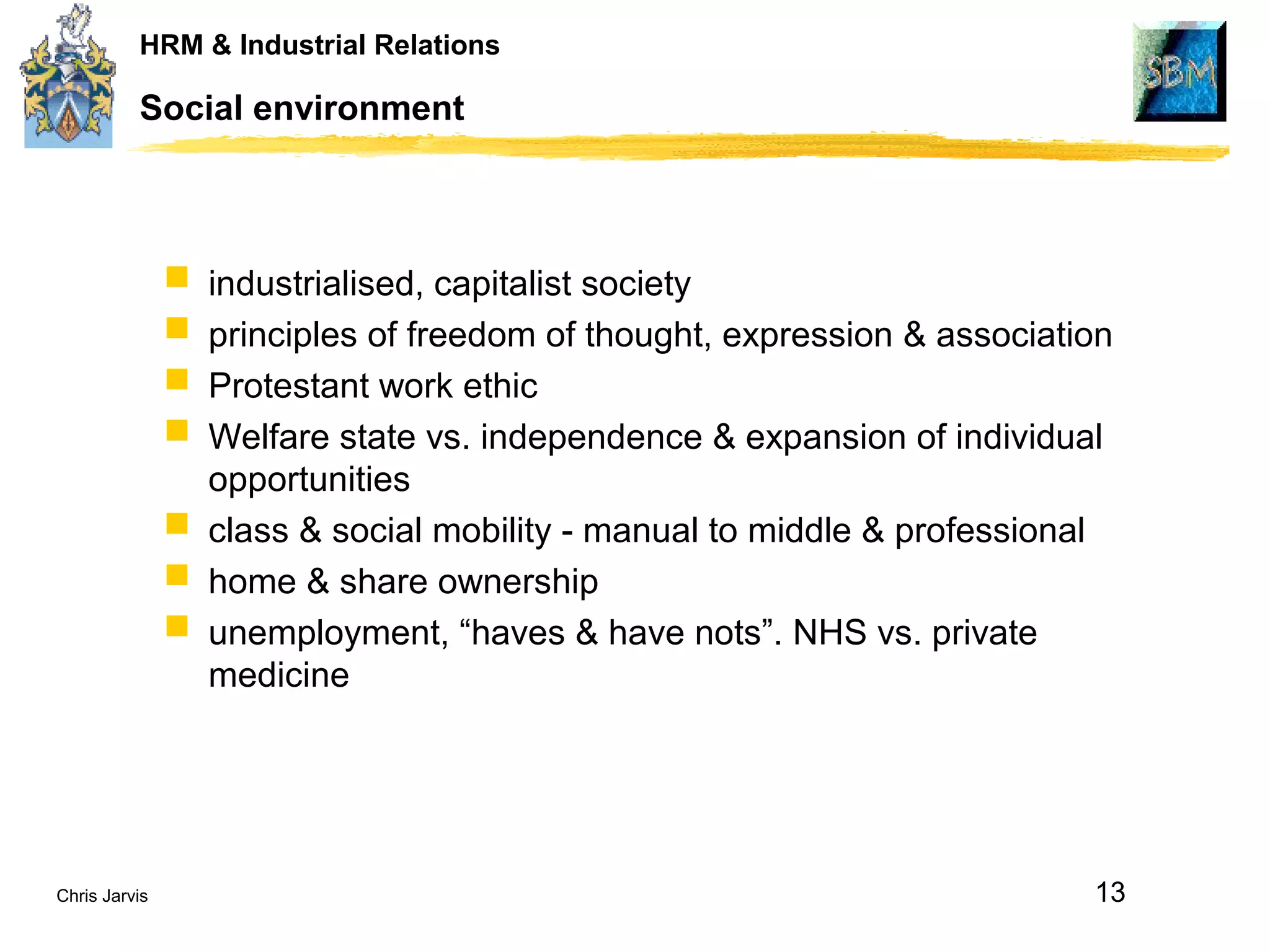 Hrm & industrial relations | PPT