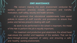 Human resources in education ppt presentation | PPTX
