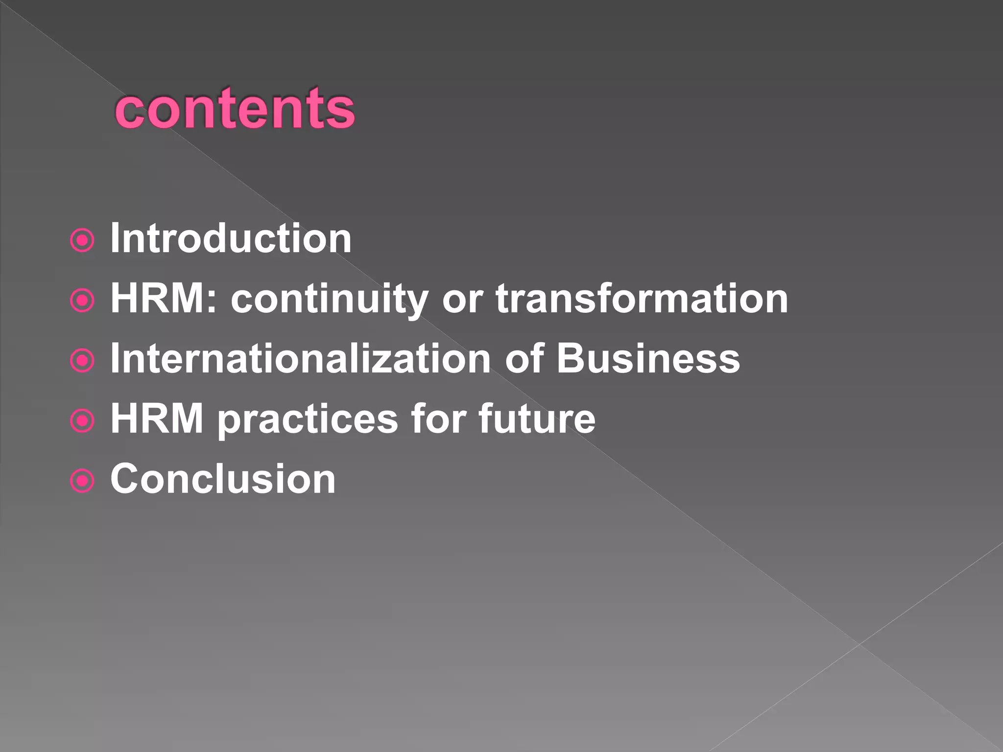 Hrm in new millennium | PPTX