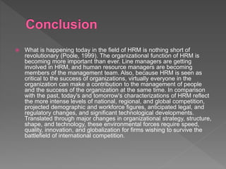 Hrm in new millennium | PPTX