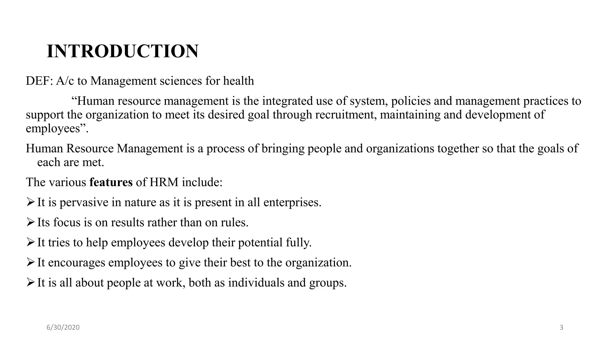 Human resource management in public health | PPTX