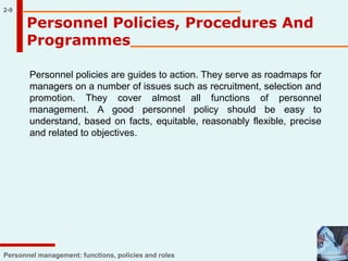 HRM INTRO , HR POLICY, PRINCIPLES & ROLES OF HR MANAGERS.ppt