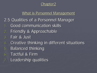 Personnel Management | PDF