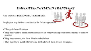 Hrm job transfer revised | PPTX | Human Resources | Business