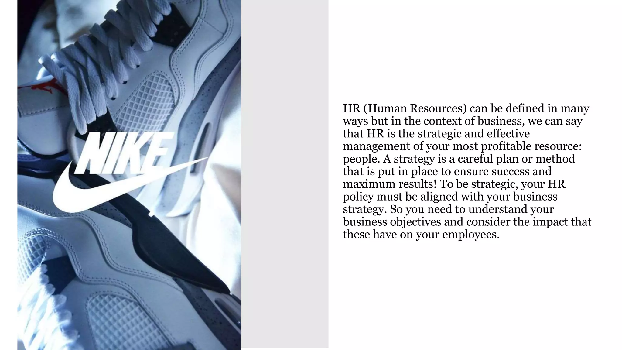 Human Resource Management of Nike | PPTX