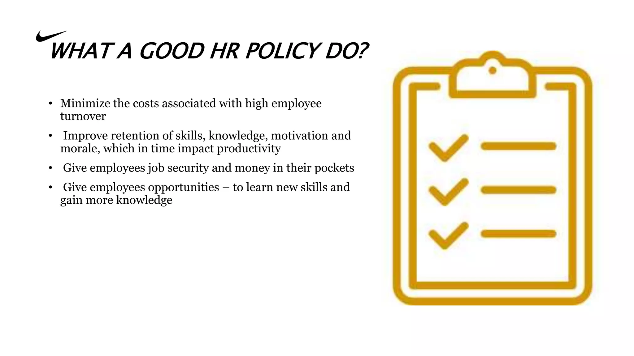 Human Resource Management of Nike | PPTX