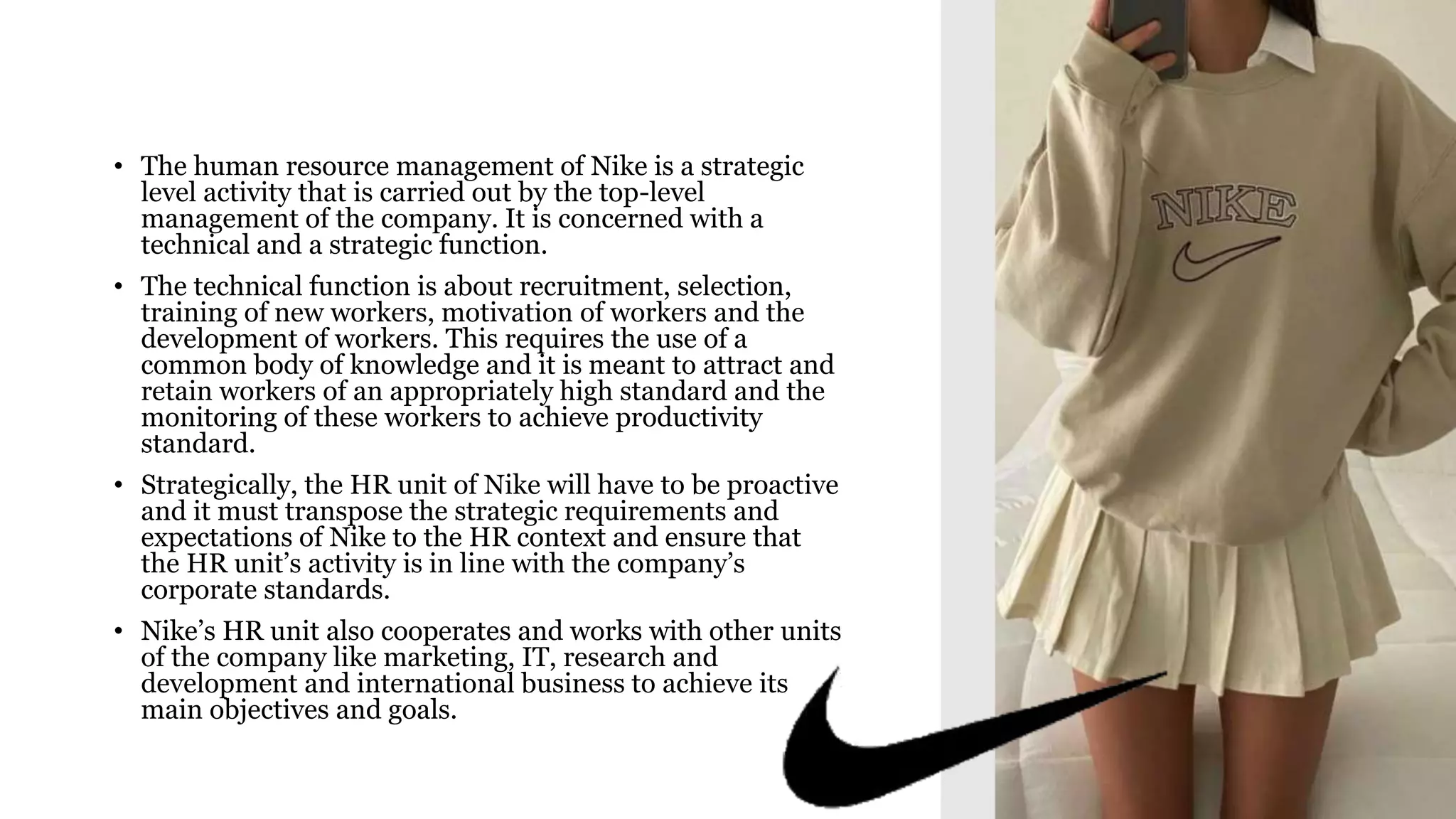 Human Resource Management of Nike | PPTX
