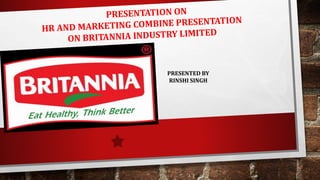 Britannia Marketing Strategy & Employer Branding | PPTX