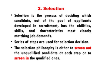 Comprehensive Guide to Employee Recruitment, Selection, Placement, and ...