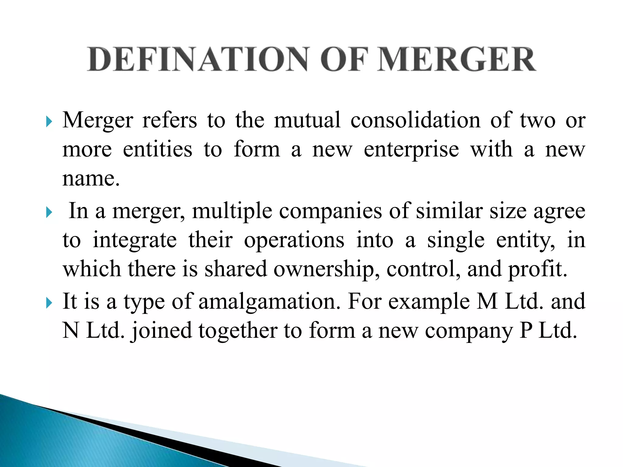 merger and acquisition | PPTX