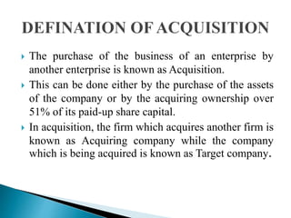 merger and acquisition | PPTX