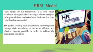 Hrm models | PPTX