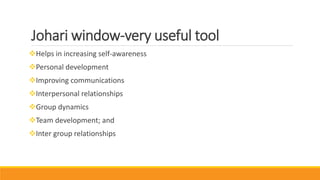Johari Window | PPTX