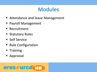 Hr module | PPT