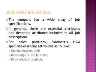 Hrm of walmart | PPTX