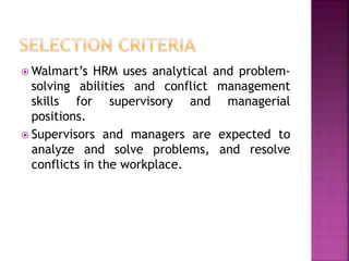 Hrm of walmart | PPTX
