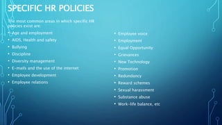 hrmp human resource policy | PPTX