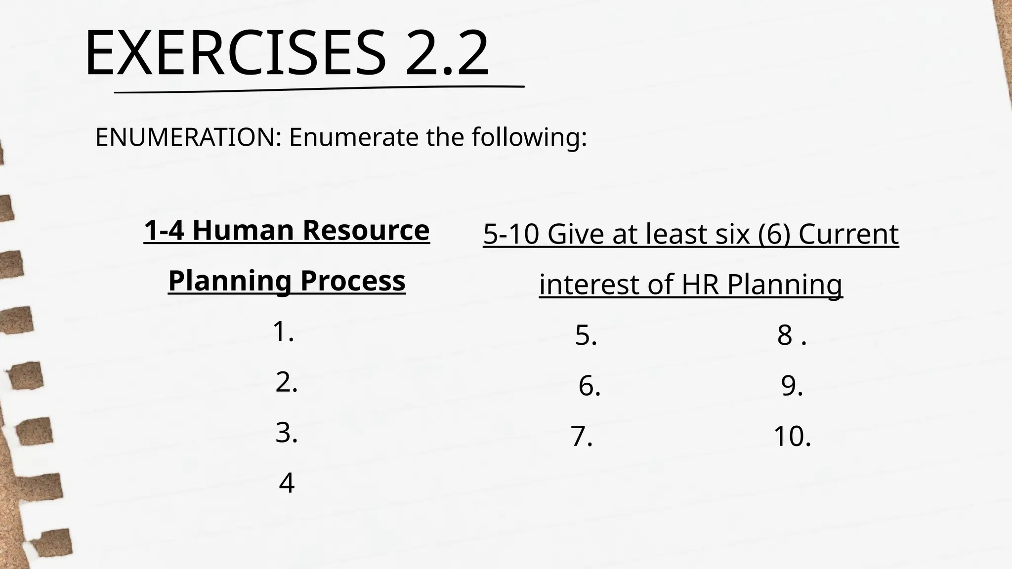 Human resource planning Powerpoint presentation | PPTX