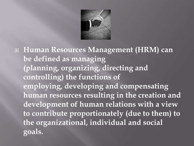 Hrm ppt | PPT