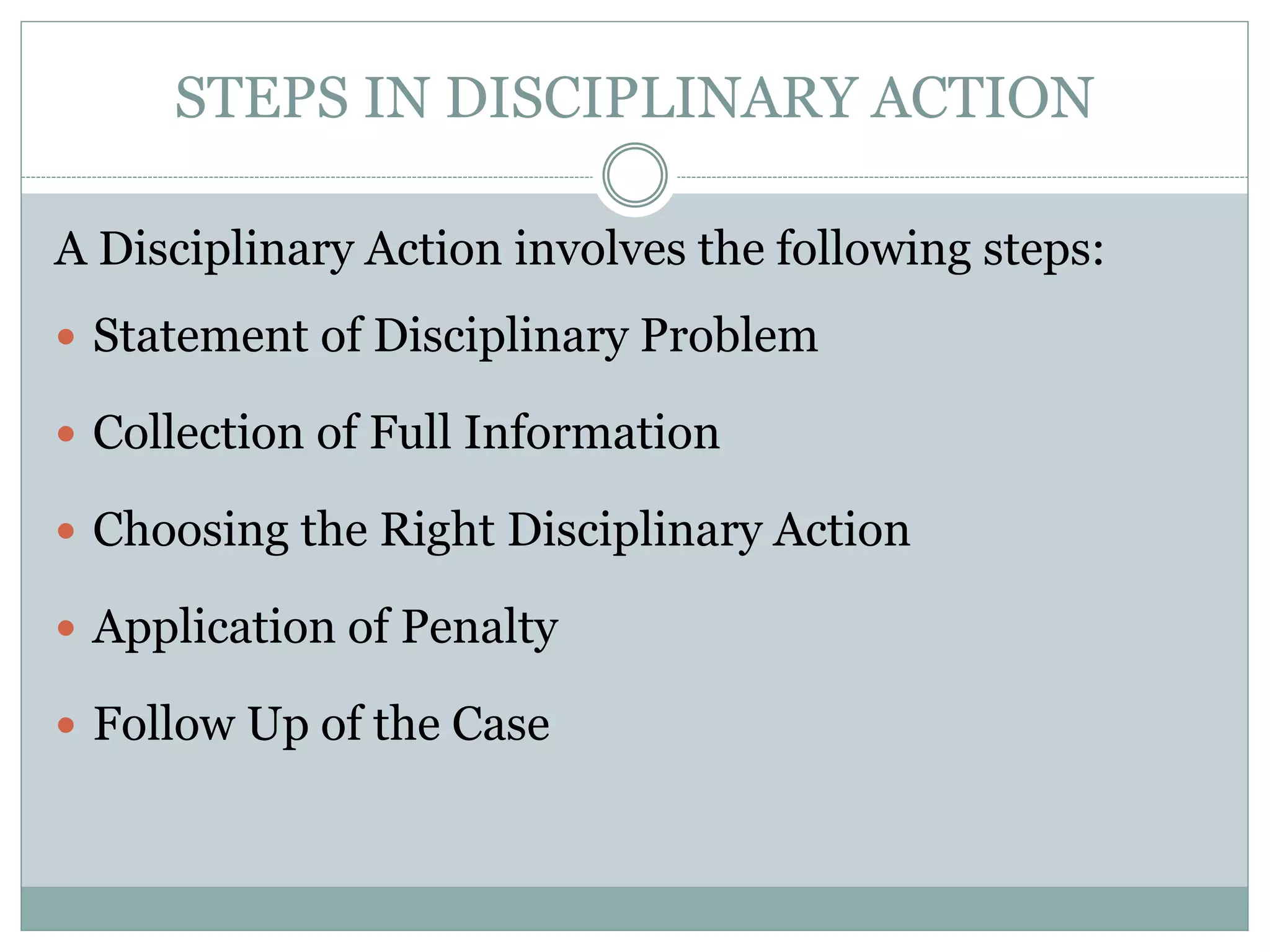 DISCIPLINE IN ORGANIZATION & STRESS MANAGEMENT | PPTX