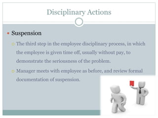 DISCIPLINE IN ORGANIZATION & STRESS MANAGEMENT | PPTX